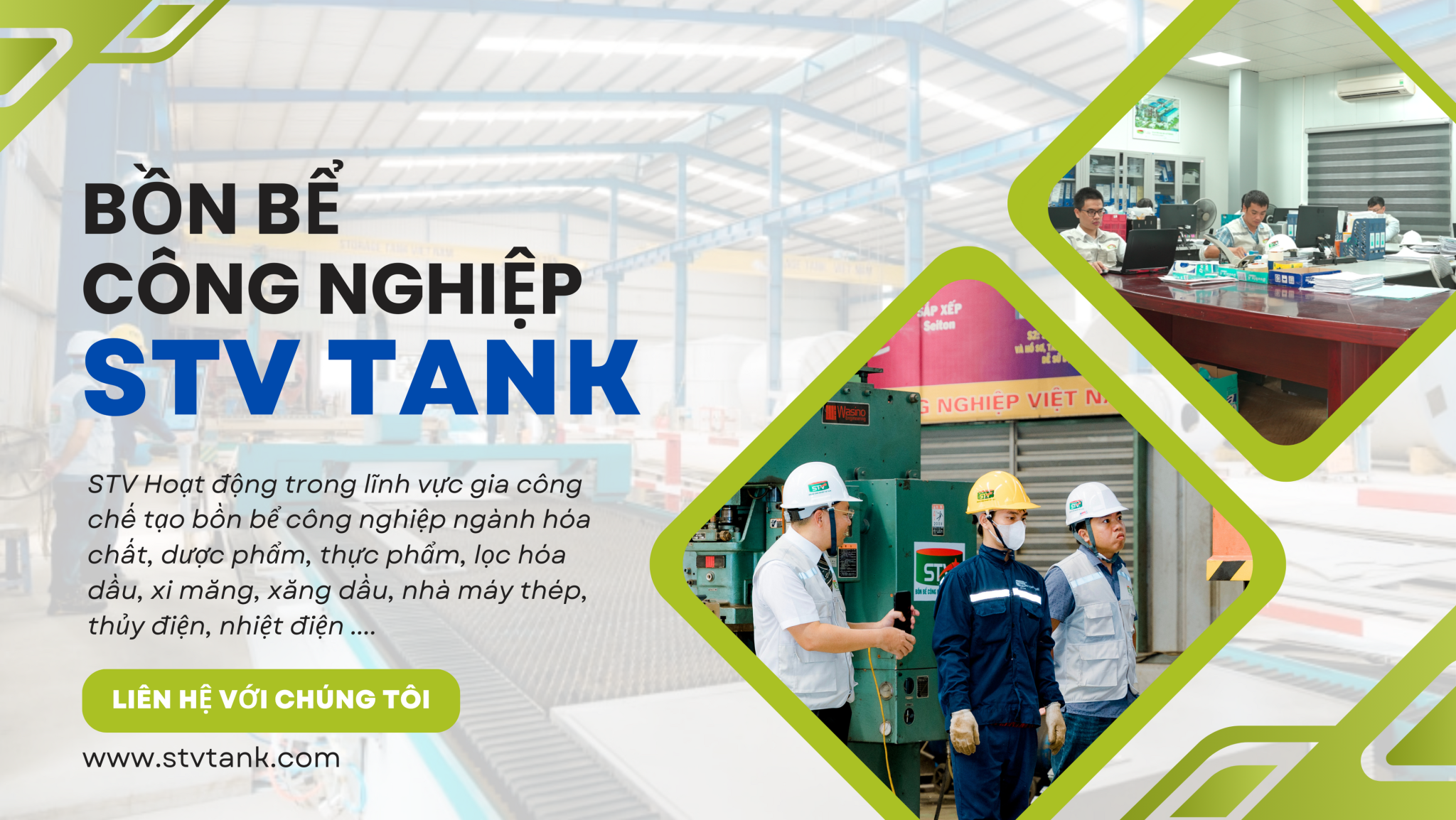 STV Tank - Sản Xuất Bồn Bể Công Nghiệp Theo Yêu Cầu